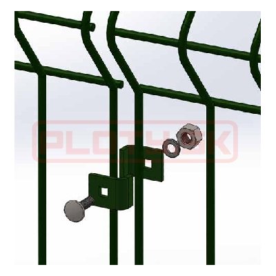 Spojenie plotových panelov Apollo Classic Gama | ploty.sk